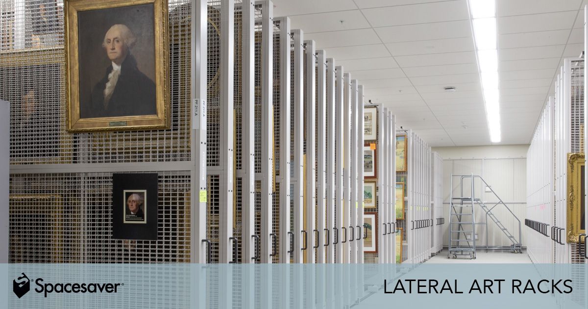 Lateral Art Rack | Spacesaver Art Racks