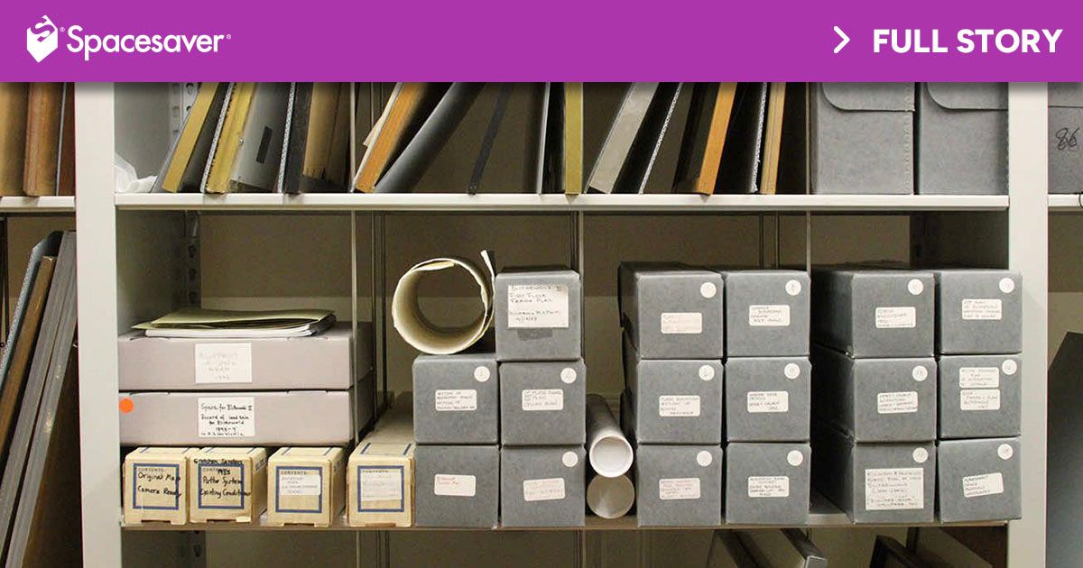 Historical Mansion Adds Efficient Archive Storage | Spacesaver