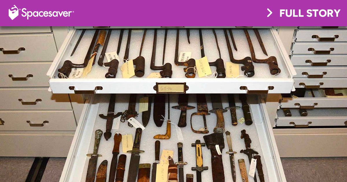 Combining Collections | Spacesaver Museum Storage Design