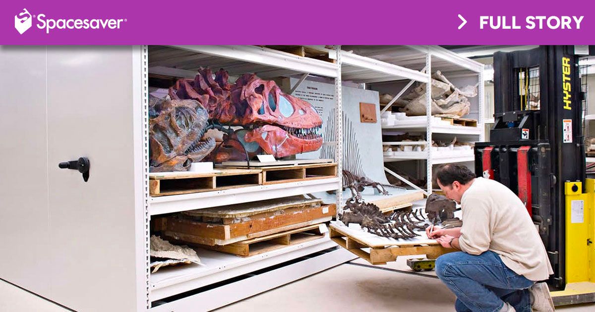 Museum Storage - Compact Shelving at the Field Museum