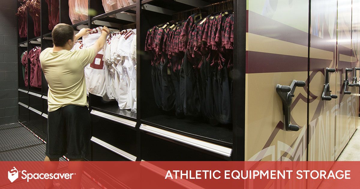 Athletic Equipment Storage | Spacesaver Athletic Solutions