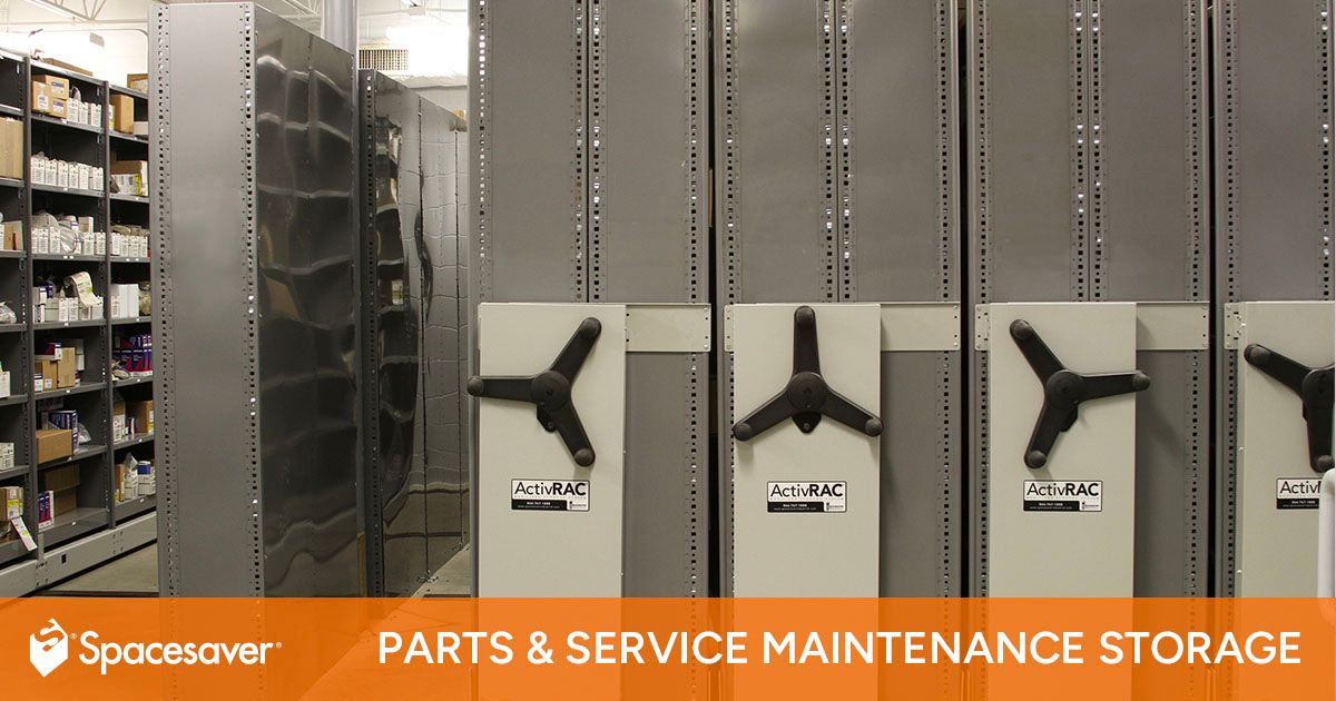 Parts & Service Maintenance Storage Solutions | Spacesaver