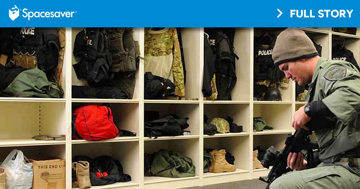 Custom Heavy-Duty Lockers for Police Tactical Gear Storage