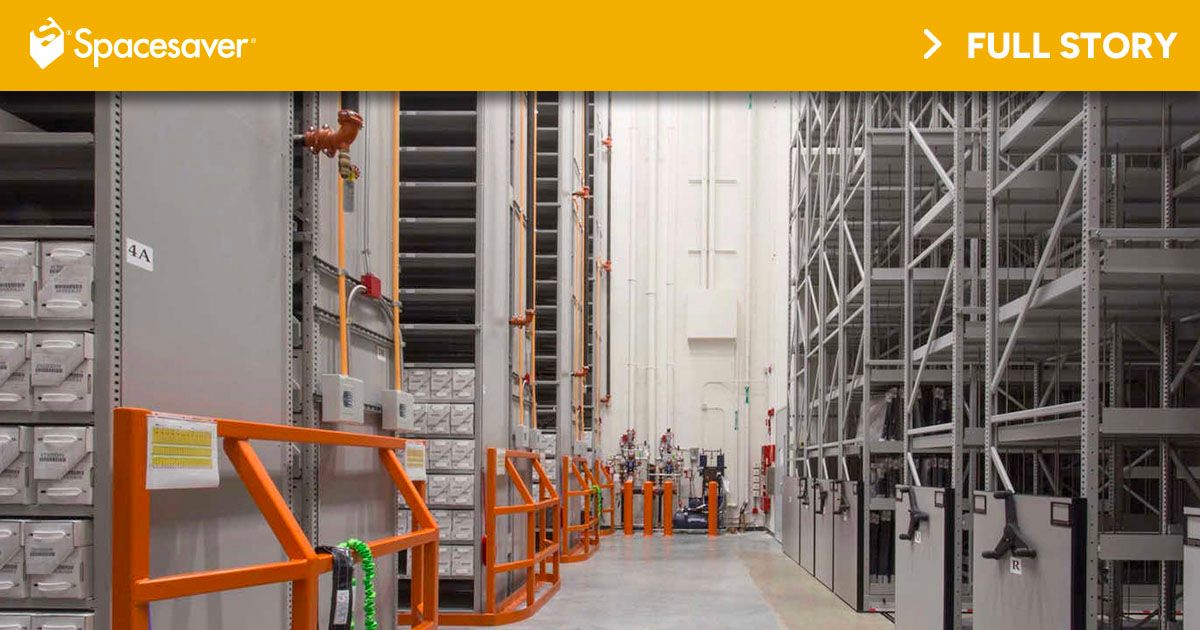 Special Collections Storage in a High-bay Facility | Spacesaver